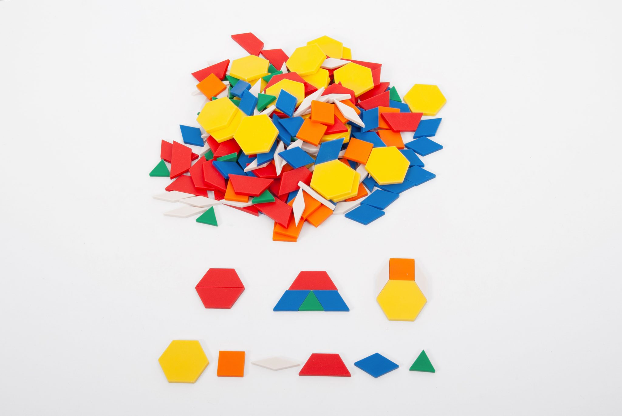 Forme geometrice plane, 250 piese • MaterialeDidactice.ro