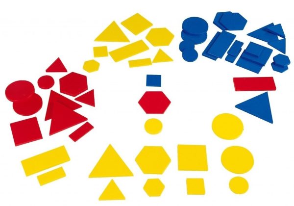 Forme geometrice din plastic • MaterialeDidactice.ro