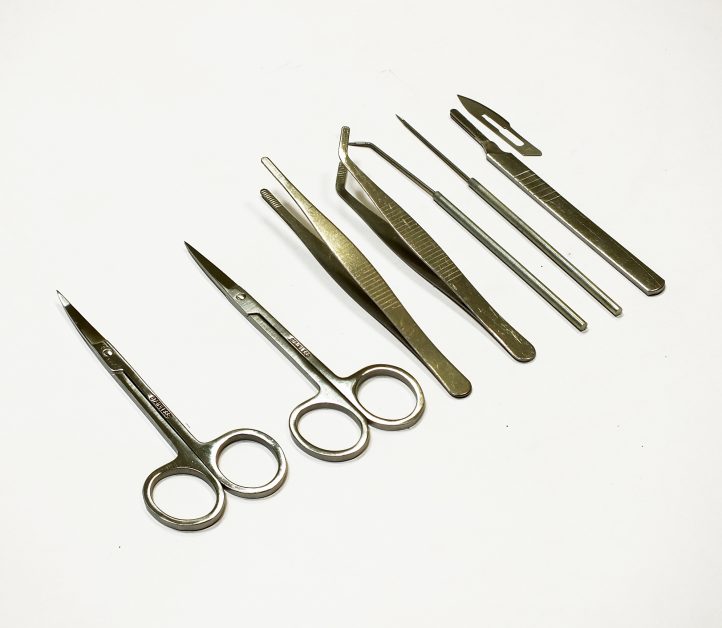 Trusa de disectie 8 piese • MaterialeDidactice.ro