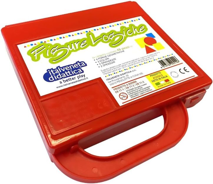 Forme geometrice plane plastic - 48 piese • MaterialeDidactice.ro