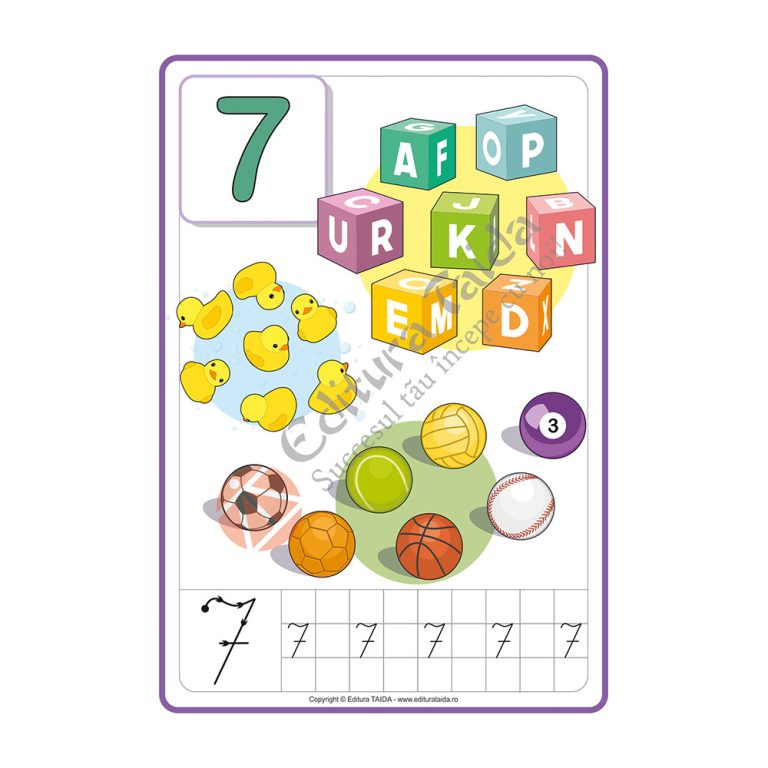 Set 11 planse numere 0-10 • MaterialeDidactice.ro